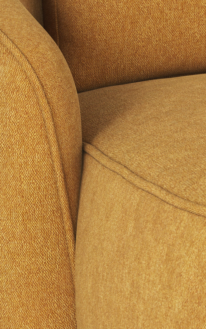 Rowico Home NORRIS-divaanisohva, Brenda-kangas (keltainen, vasenkätinen) - Divaanisohvat | Asko